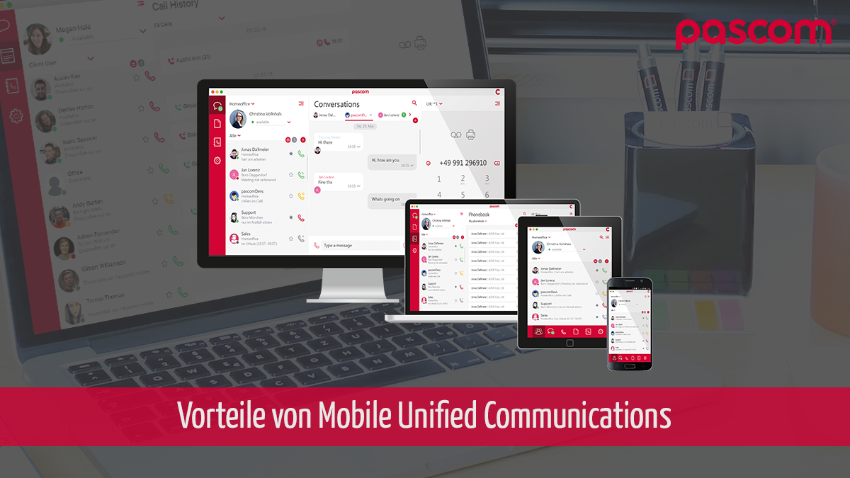 Grenzenlose Kommunikation mit Mobile UC
